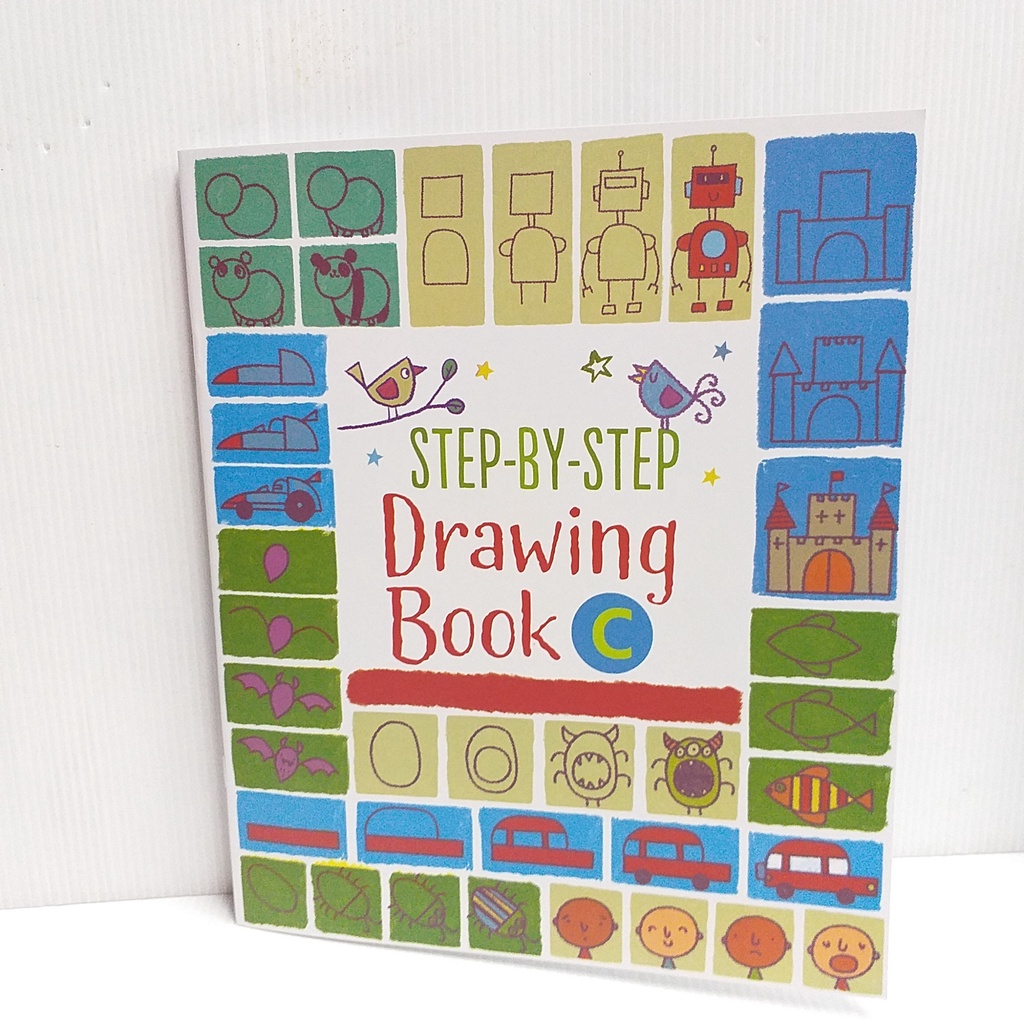 Step by Step Drawing Book หนังสือฝึกวาดรูป ภาษาอังกฤษ สอนแบบเป็นขั้นตอน ...