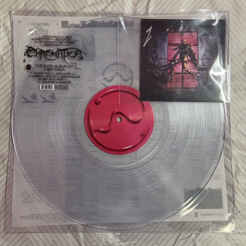 พร้อมส่ง Lady Gaga - Chromatica Transparent Vinyl แถมฟรีลายเซ็นสด ...