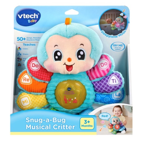 แมงมุม VTech Snug-a-Bug Musical Critter 2 in 1 โหมดกลางวันและกลางคืน ...