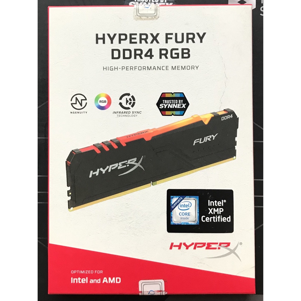 RAM DDR4(3200) 16GB (8x2) KINGSTON HYPER-X FURY RGB | Shopee Thailand