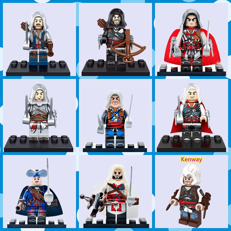 ของเล่นที่เข้ากันได้ Assassins Creed Building blocks ของเล่นเด็กตุ๊กตา ...