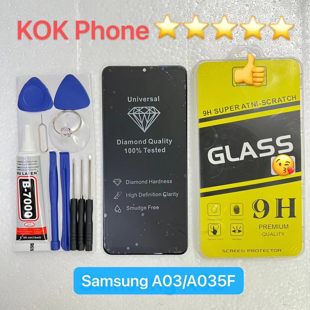 ชุดหน้าจอ Samsung A03/A035F แถมฟิล์มพร้อมชุดไขควง | Shopee Thailand