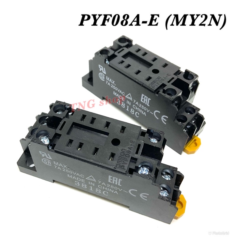 socket. รีเลย์ รุ่น PYF08A-E 8P. สำหรับใส่รีเลย์ MY2 | Shopee Thailand