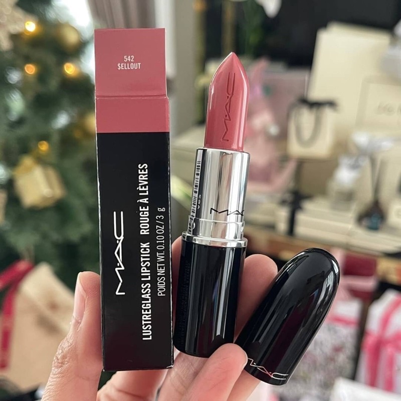 ลิปสติก MAC Lustreglass Lipstick สี sellout | Shopee Thailand