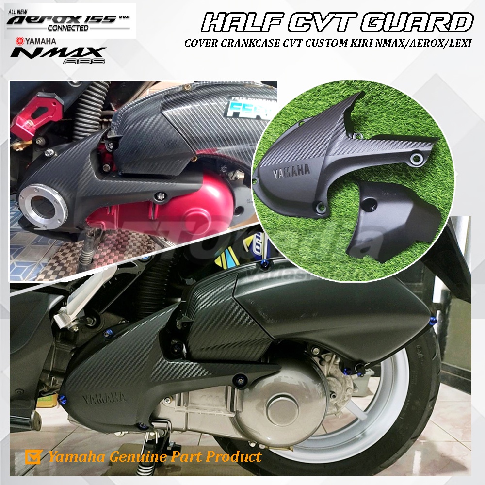 ฝาครอบตัวถัง CVT ซ้าย Yamaha NMAX/Aerox Racing Look Custom Original Cut ...
