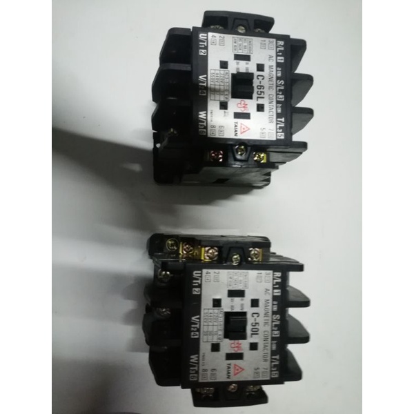 MAGNETIC CONTACTOR ยี่ห้อTAIANรุ่นC-65Lคอยล์380Vรุ่นC-50Lคอยล์380V ...
