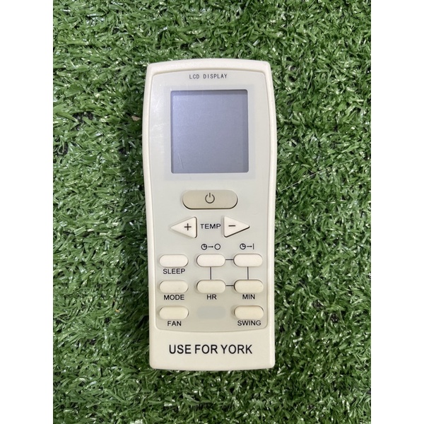 รีโมทแอร์ YORK รุ่น GZ-12A-E1 ตามภาพใส่ถ่านใช้งานได้เลย | Shopee Thailand