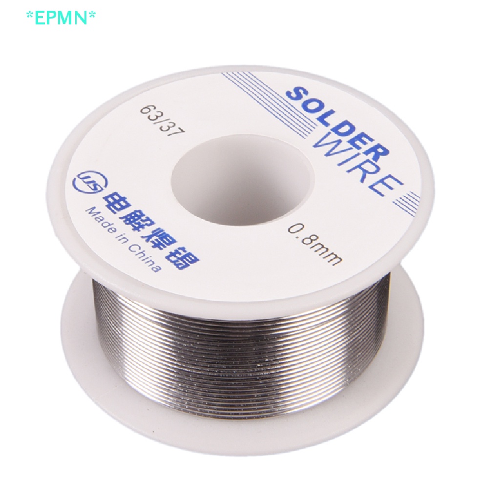 Epmn> ใหม่ แกนบัดกรีลวดดีบุก ฟลักซ์ 0.8 มม. 63 37 R8O4 | Shopee Thailand