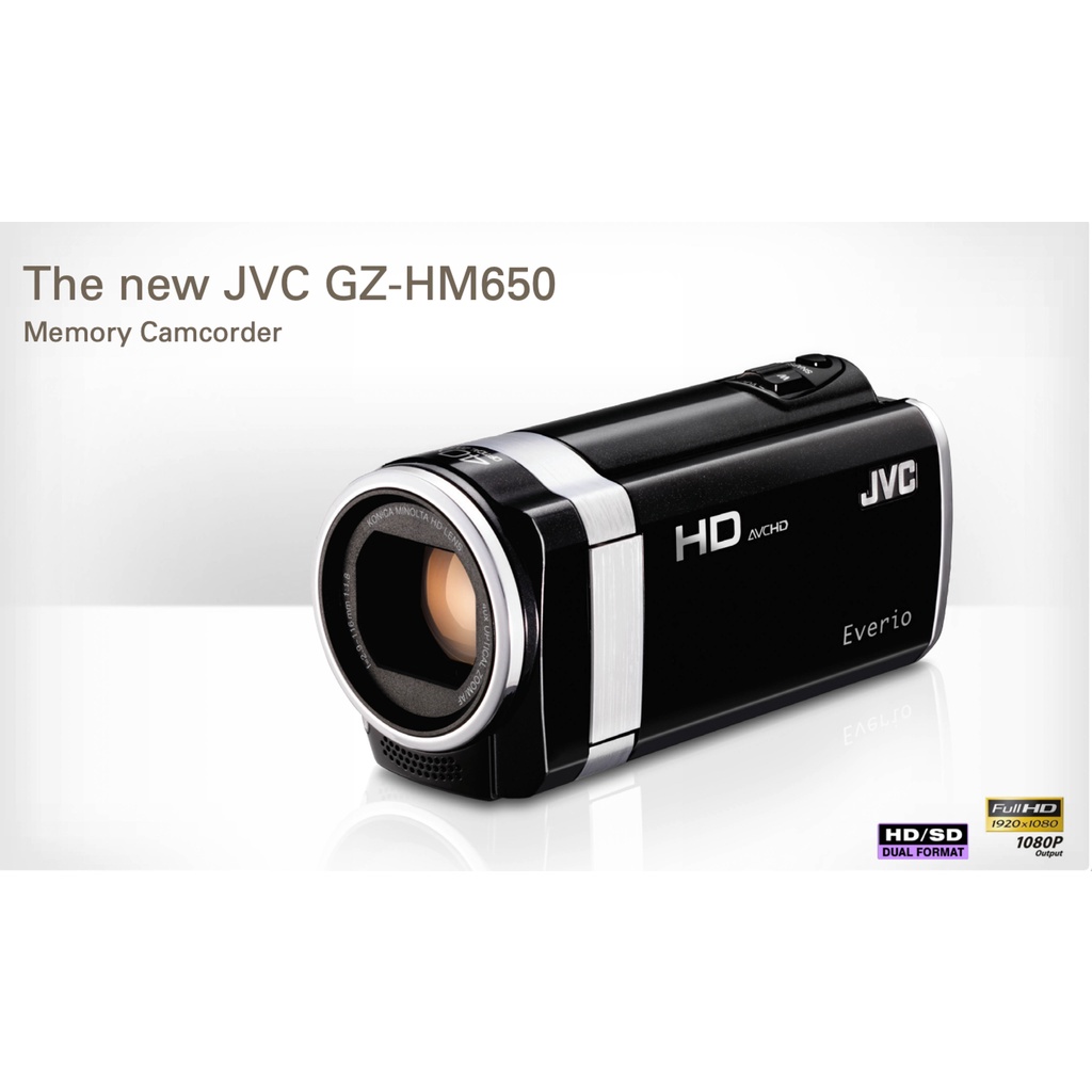 กล้องวิดีโอ JVC HD Everio รุ่น GZ-HM650 | Shopee Thailand