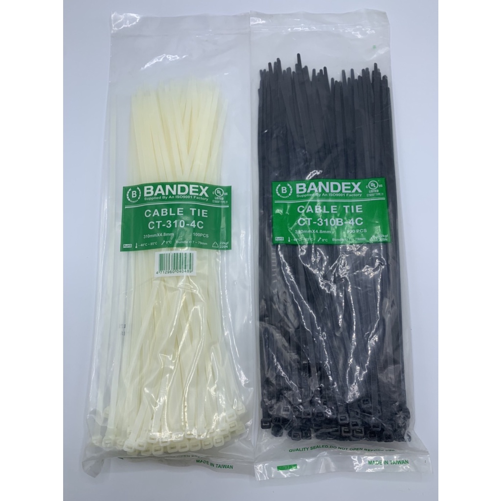 เคเบิ้ลไทร์ เข็มขัดรัดสายBANDEX CABLE TIE CT-300-7Cขาว ,CABLE TIE CT ...