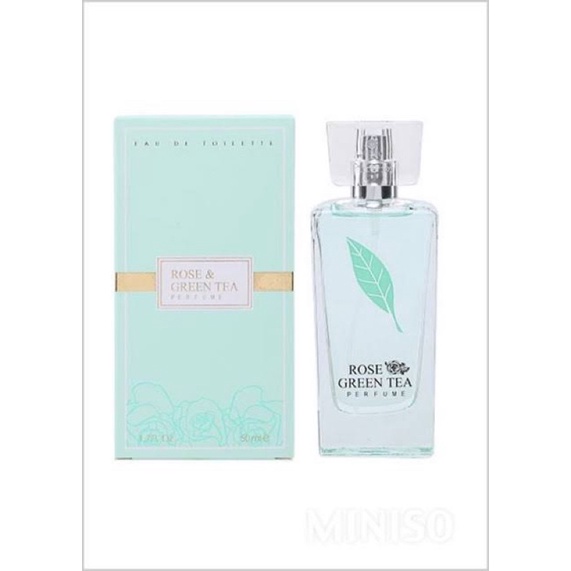 Rose & Green Tea perfume miniso แท้ 100% | Shopee Thailand