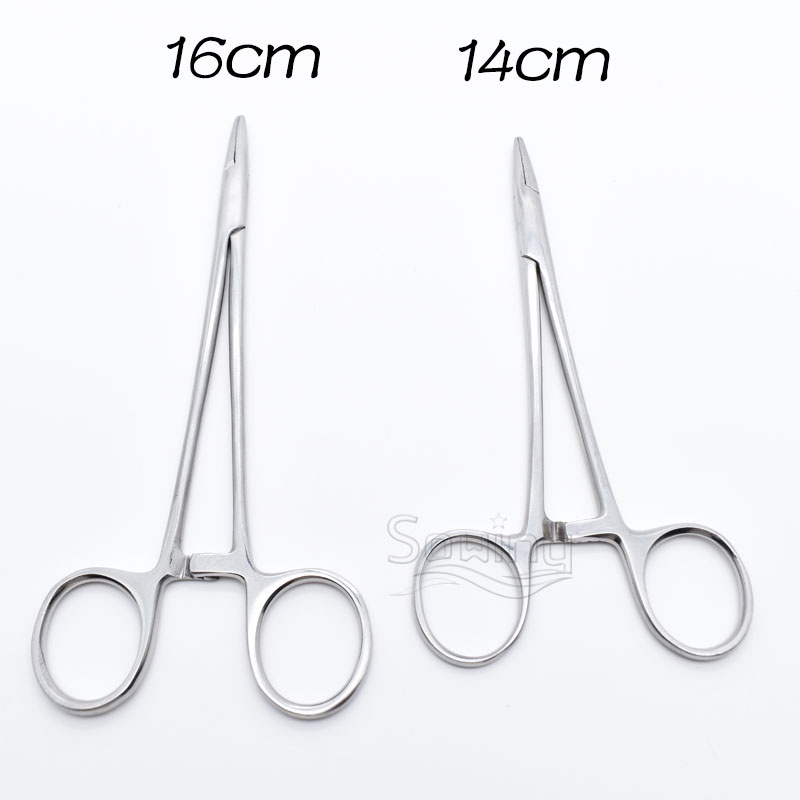 1pcs Needle Holder Surgical Dental Forceps Stainless Steel Hemostatic ...