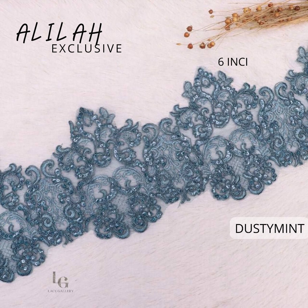 Alilah แพทช์ลูกไม้ 0.5 ม. สําหรับชุดเดรส KURUNG โดย LACE GALLERY ...