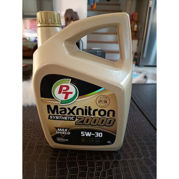 น้ำมันเครื่อง PT Maxnitron 20000 4ลิตร | Shopee Thailand