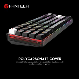 FANTECH MK860 MAXFIT61 FROST WIRELESS Hotswappable KEYBOARD MODULAR ...