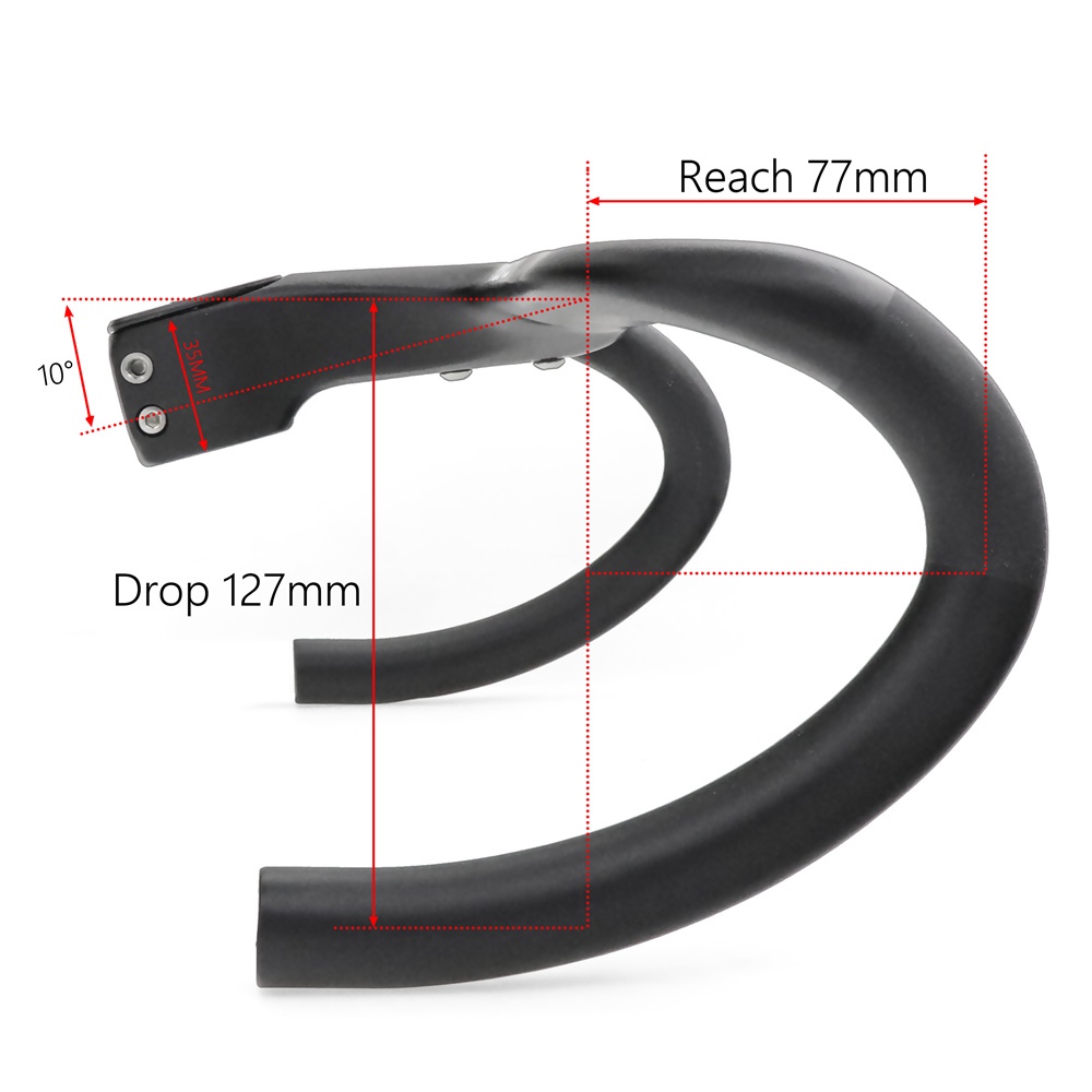 The ONE อุปกรณ์แฮนด์มือจับคาร์บอน สําหรับ FSA VISION ACR SYSTEM ...