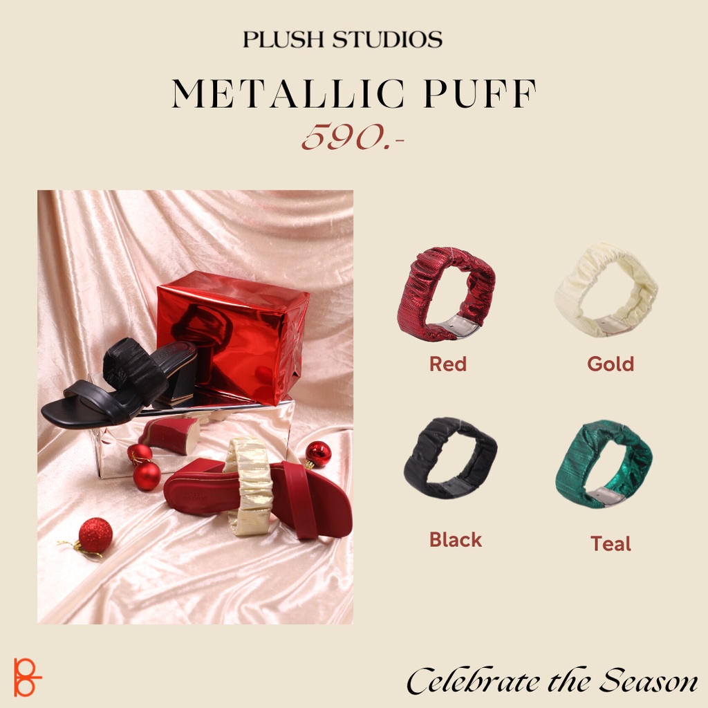 Plush Studios สาย Add-on รุ่น Metallic Puff | Shopee Thailand