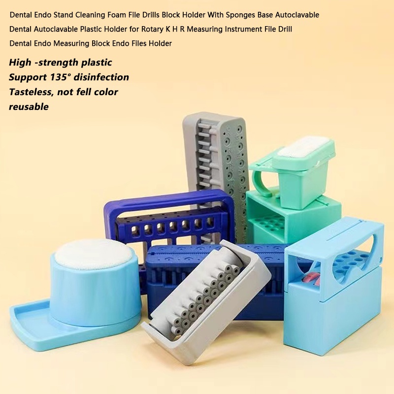 Dental Endo Measuring Block Endodontic File Holder Ruler Stand Cleaning ...