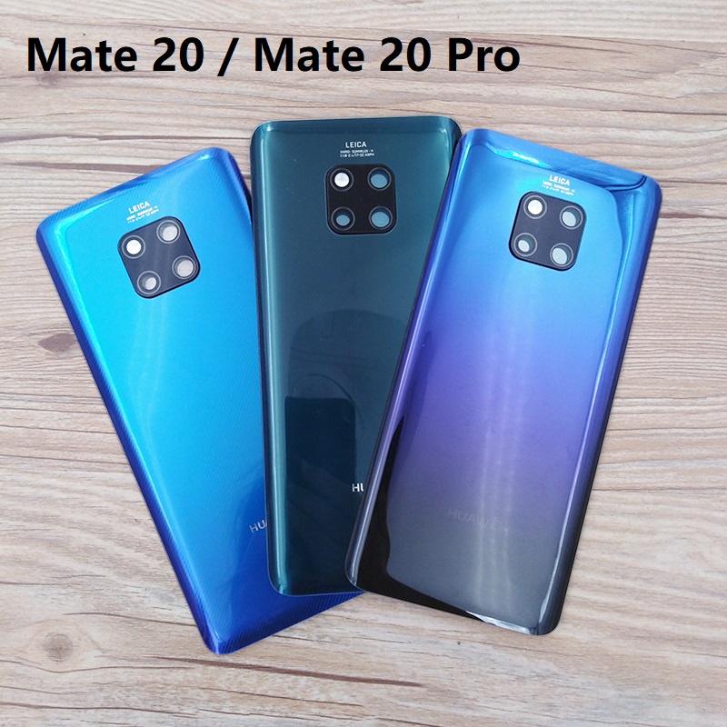 เคสด้านหลัง สําหรับ Huawei Mate 20 Pro ฝาครอบแบตเตอรี่ด้านหลัง พร้อมสติ ...