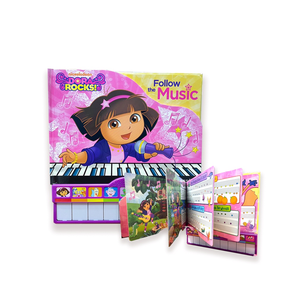 Wel-B Dora Rocks: Follow the Music Board Book หนังสือเด็ก หนังสือภาษา ...