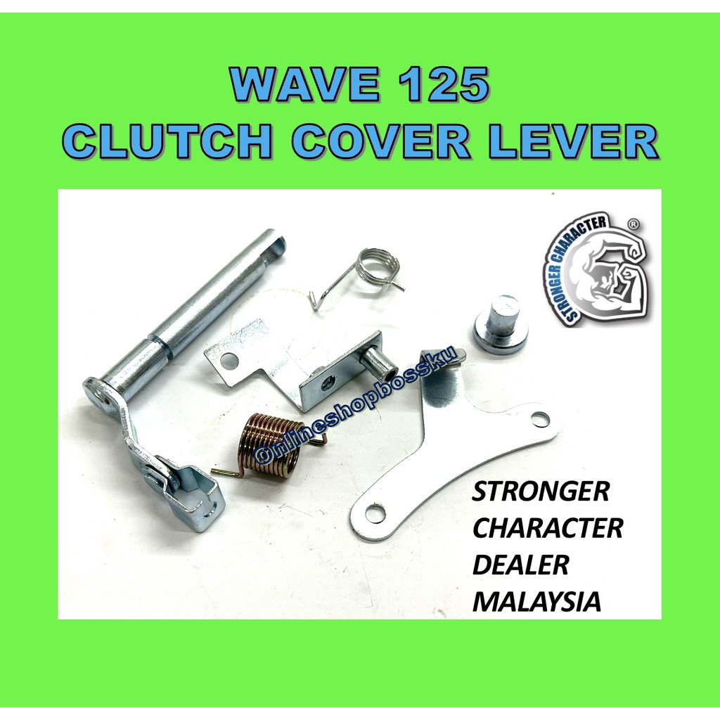 WAVE 125 RACING CLUTCH CABLE LEVER SET WAVE125 ฝาครอบคลัทช์ LEVER ARM ...