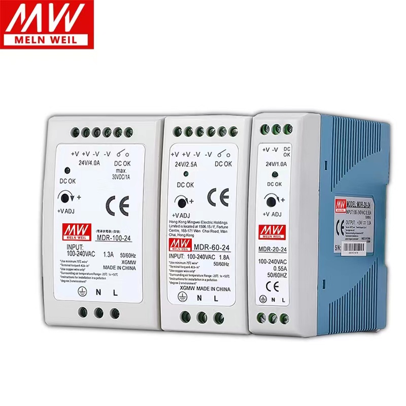 สวิตช์พาวเวอร์ซัพพลาย MDR 5V 12V 15V 24V 48V 2A 3A 4A 10 20 40 60 100 | Shopee Thailand