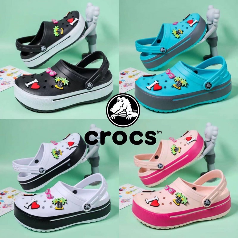 รองเท้าแตะ Crocs Kasut Crocs Perempuan Terhangat Pasaran น้ําหนักเบา ...