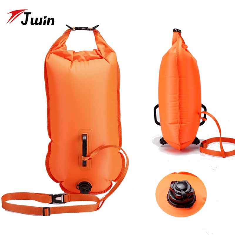 20/28L Swimming Bag Inflatable Swimming Buoy Life Bag Tow Floating Dry ...