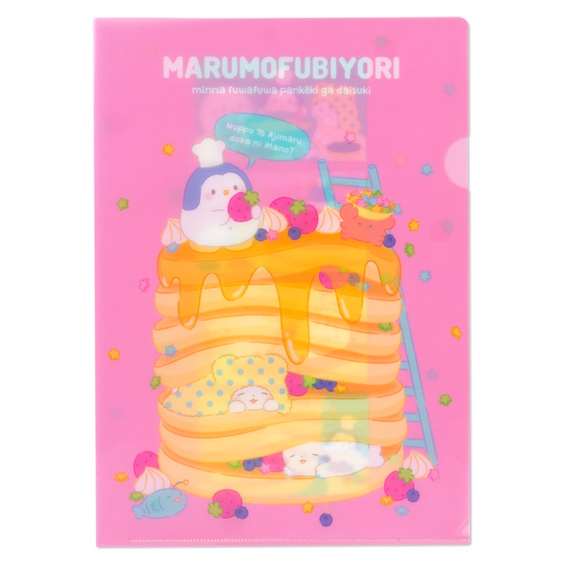 แฟ้ม A4 Marumofubiyori (Moppu-หมีผ้าห่มจาก Sanrio) ลายเรารักแพนเค้ก ...