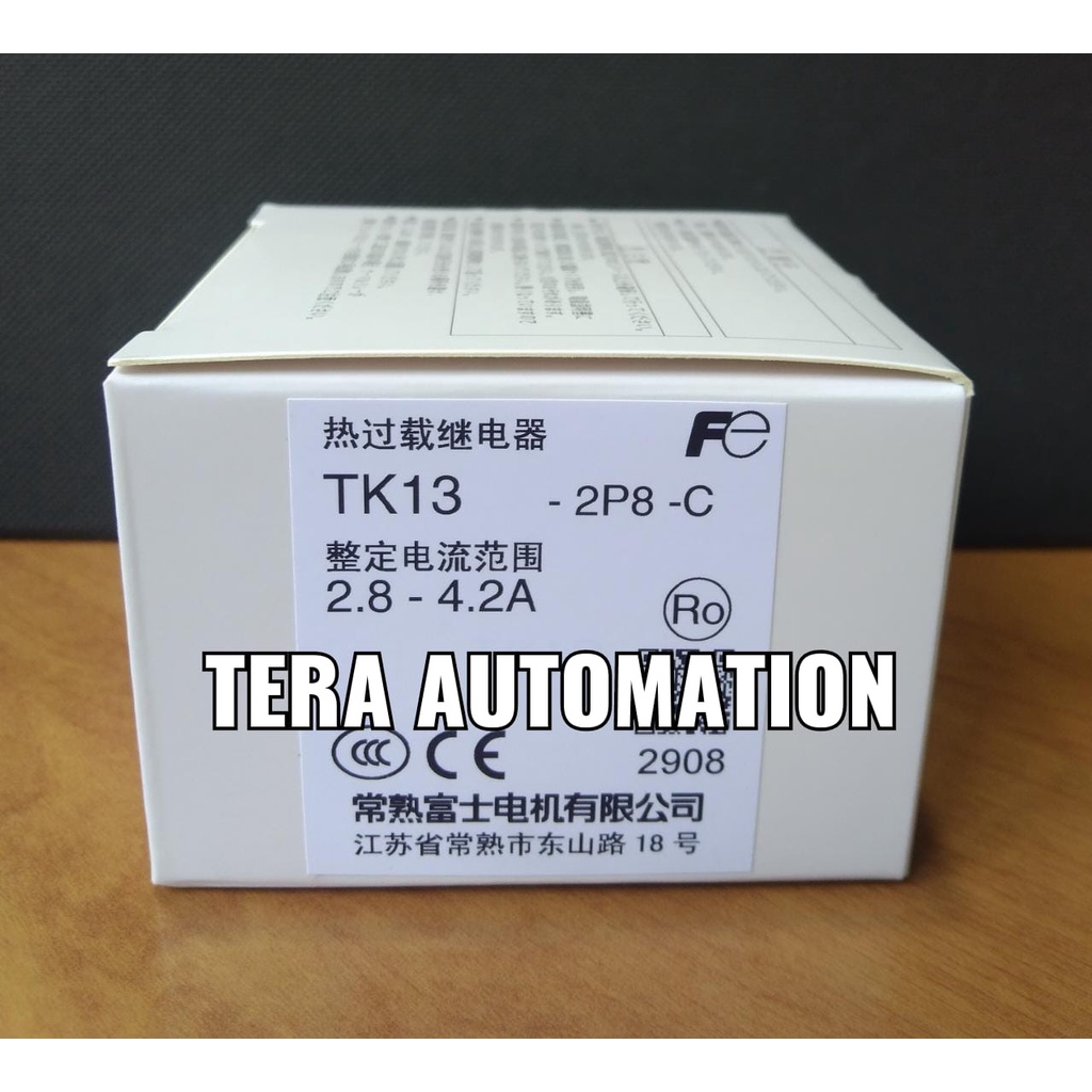 Fuji รีเลย์ความร้อนไฟฟ้าเกิน TK13 2.8-4.2 A สําหรับคอนแทคเตอร์ | Shopee ...