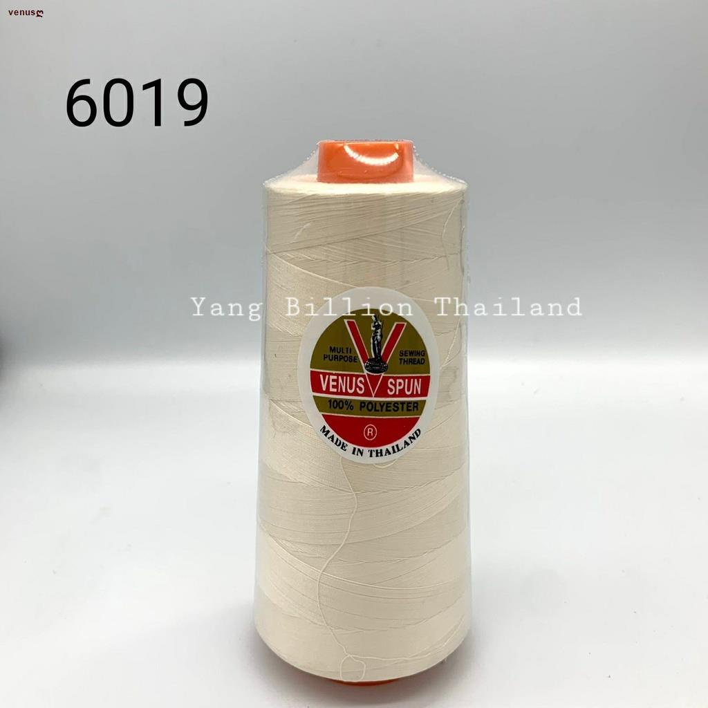 จัดส่งทันที℗ด้ายเย็บผ้าวีนัส ด้ายหลอดใหญ่ ด้ายCMPเบอร์ 60 30/2 แกนส้ม ...