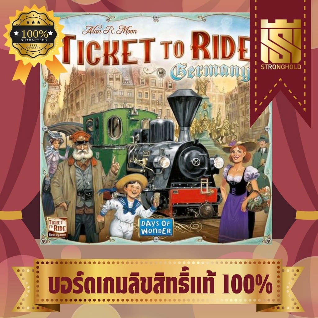 Ticket to ride Germany (EN) - บอร์ดเกม Board Game - STRONGHOLD สยาม ...