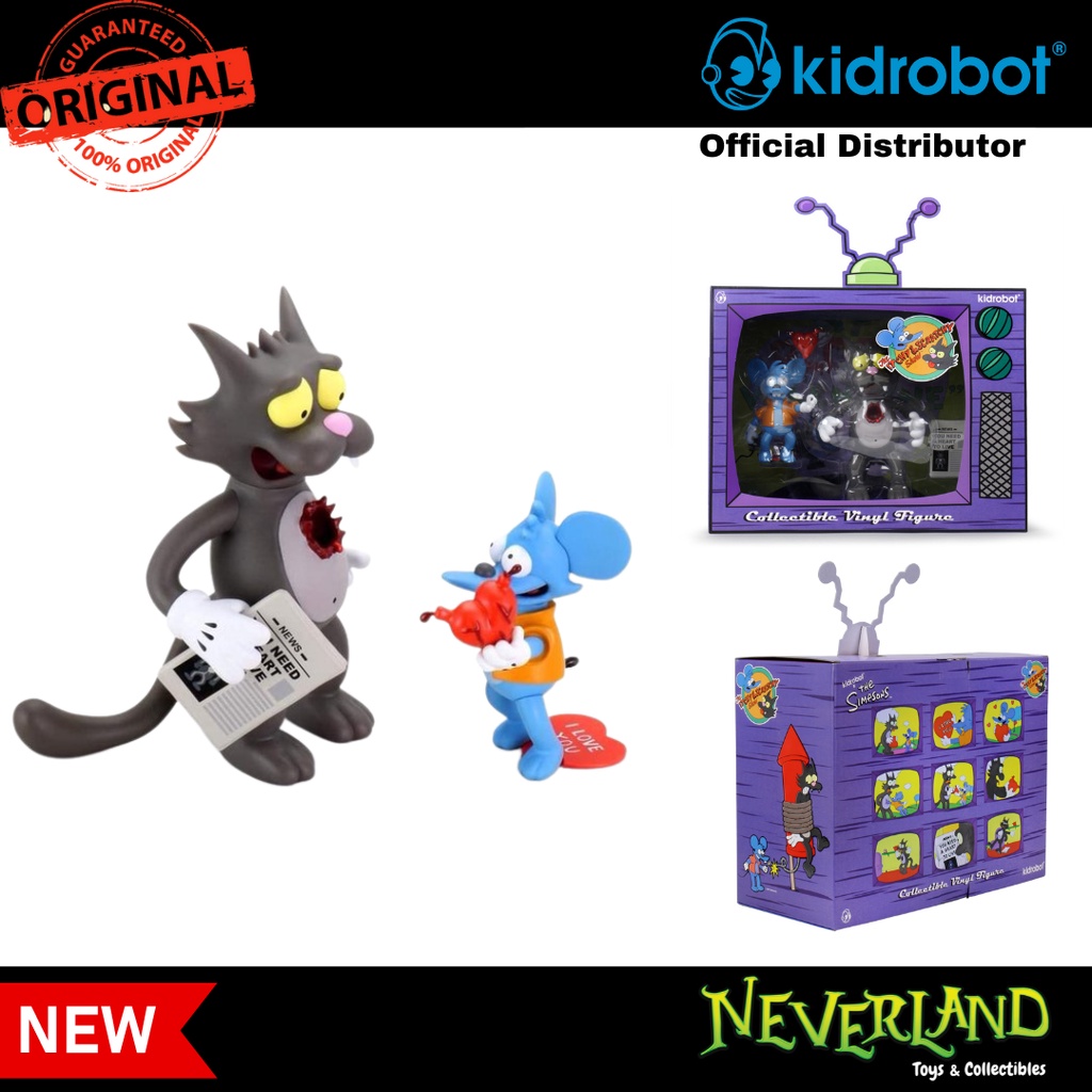 (SOLD OUT) KIDROBOT The Simpsons Itchy and Scratchy Original Medium ...