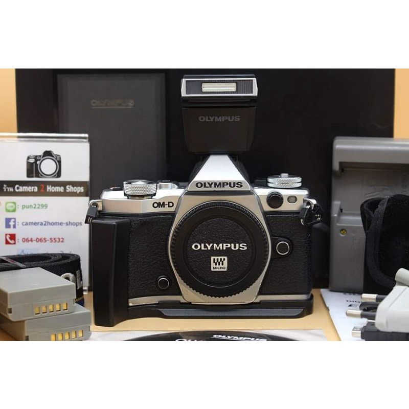 Body Olympus OMD EM5 Mark II (สีเงิน) สภาพมีรอยตามการใช้งาน อดีตศูนย์ ...