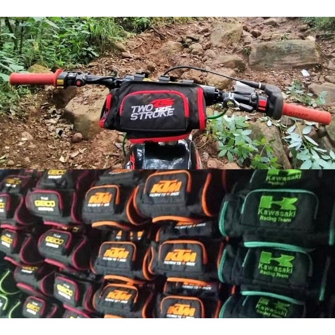 Trabas Adventure KLX CRF WR KTM Suzuki Dirt กระเป๋าแฮนด์มอเตอร์ไซค์ ...