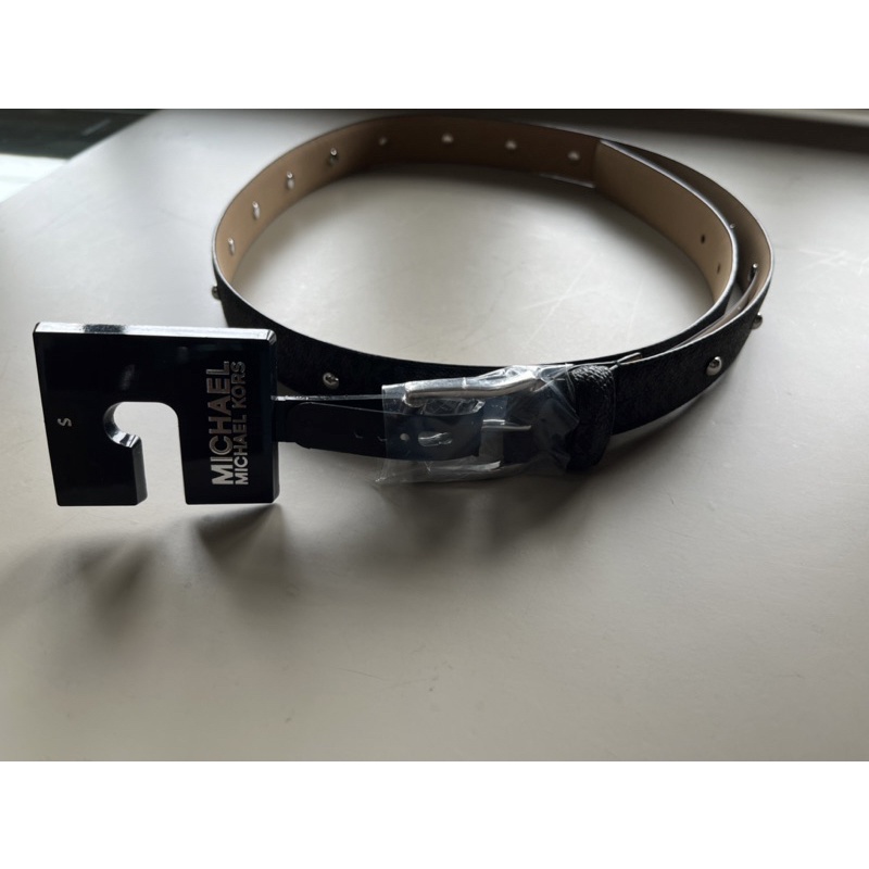 เข็ดขัด MK Michael kore สีดำ ไซร์ S | Shopee Thailand