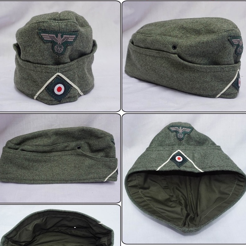 WW2 German Heer Side Cap หมวกหนีบทหารเยอรมัน สงครามโลก | Shopee Thailand