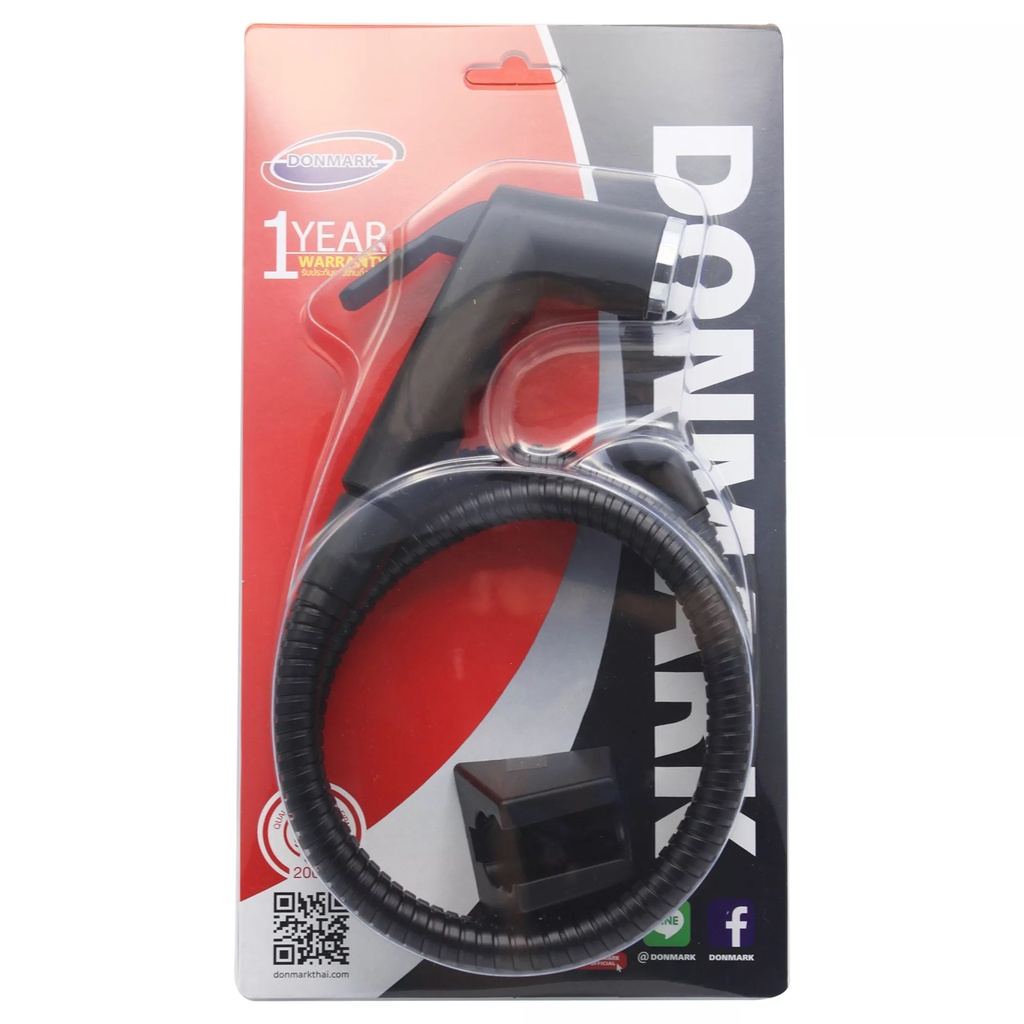 ชุดสายหัวฉีดชำระ สายชำระ DONMARK DM-981 สีโครเมียม , DM-982 สีซาติน , DM-983 สีขาว ยาว120CM. รับ ...