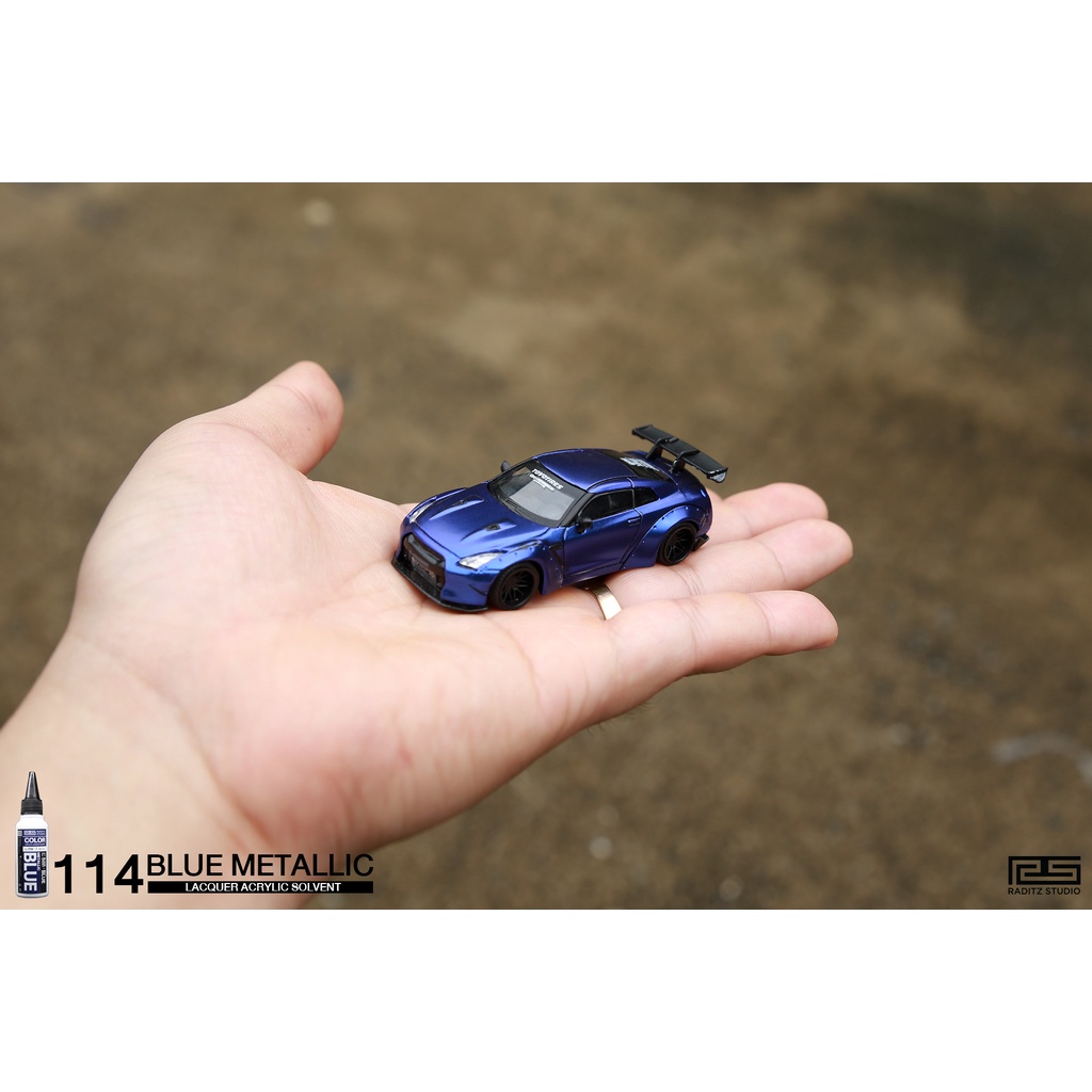 114 Blue Metallic 60ml 140 บาท | สูตรแลคเกอร์อะคิลิค | ประเภทเมทาลิค ...