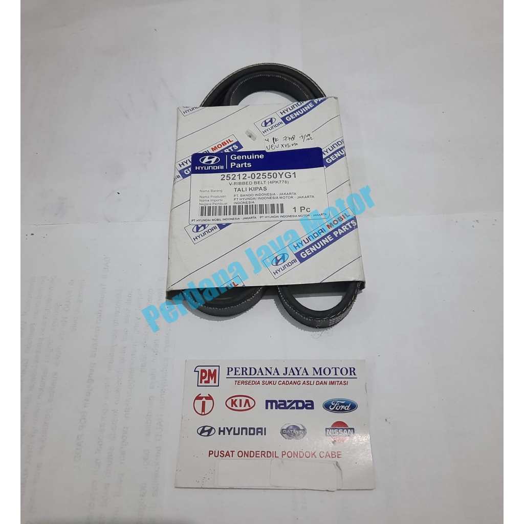 สายพานพัดลมไดนาโมแอมเปอร์โร้ด สําหรับ Hyundai Atoz KIA Visto Picanto ...