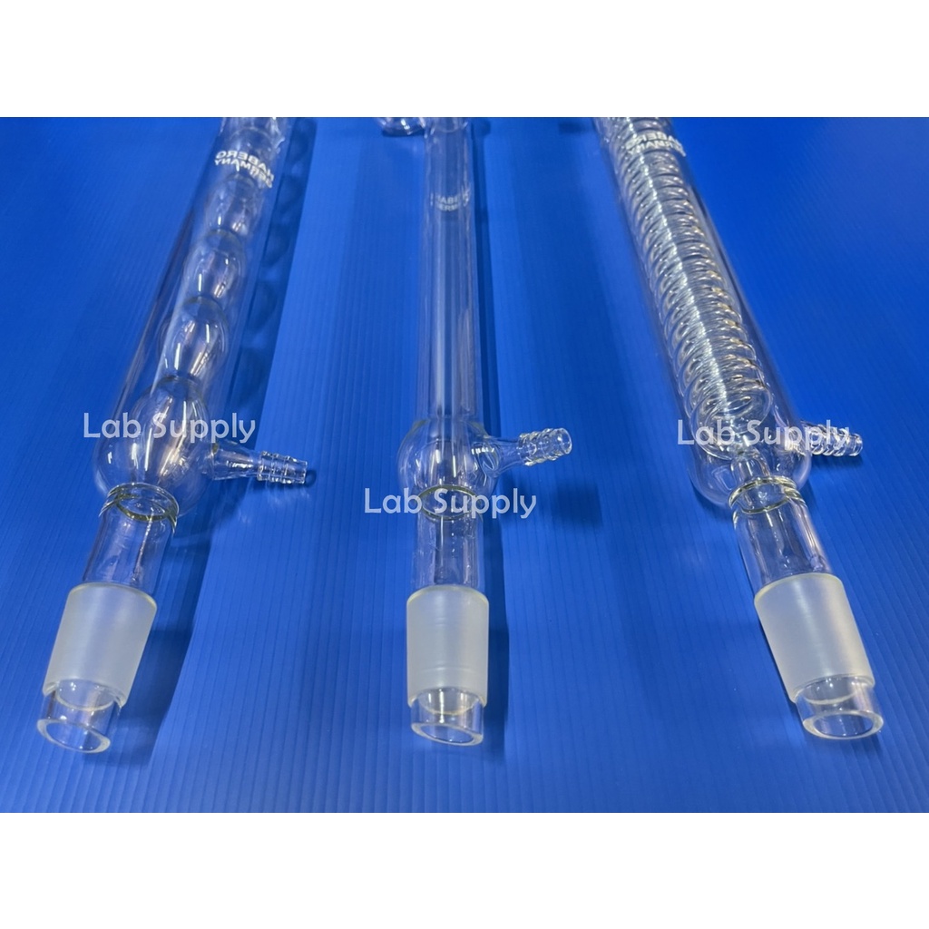 Haberg_Lebig Condenser แบบไส้ตรง,Coil Condenser แบบไส้เกลียว,Alihn Bulb ...