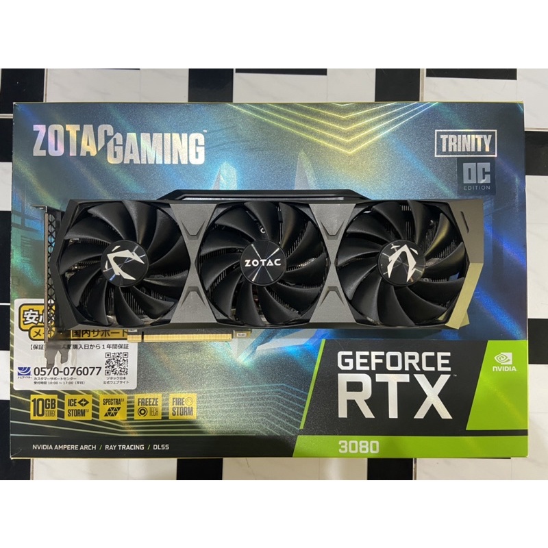 RTX3080 10G Zotac Trinity มือ 2 สภาพ 90% | Shopee Thailand