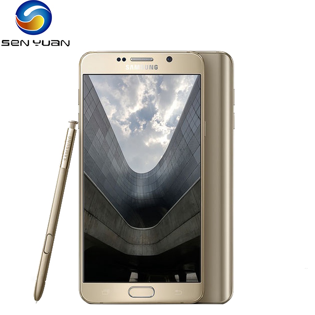 ต้นฉบับ Samsung Galaxy Note 5 N920A N920T N920V N920P 4กรัมโทรศัพท์ ...