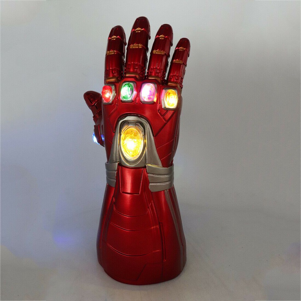 ถุงมือ Iron Man LED Tony Stark Thanos Gauntlet Endgame หินที ่ ถอดออกได ...