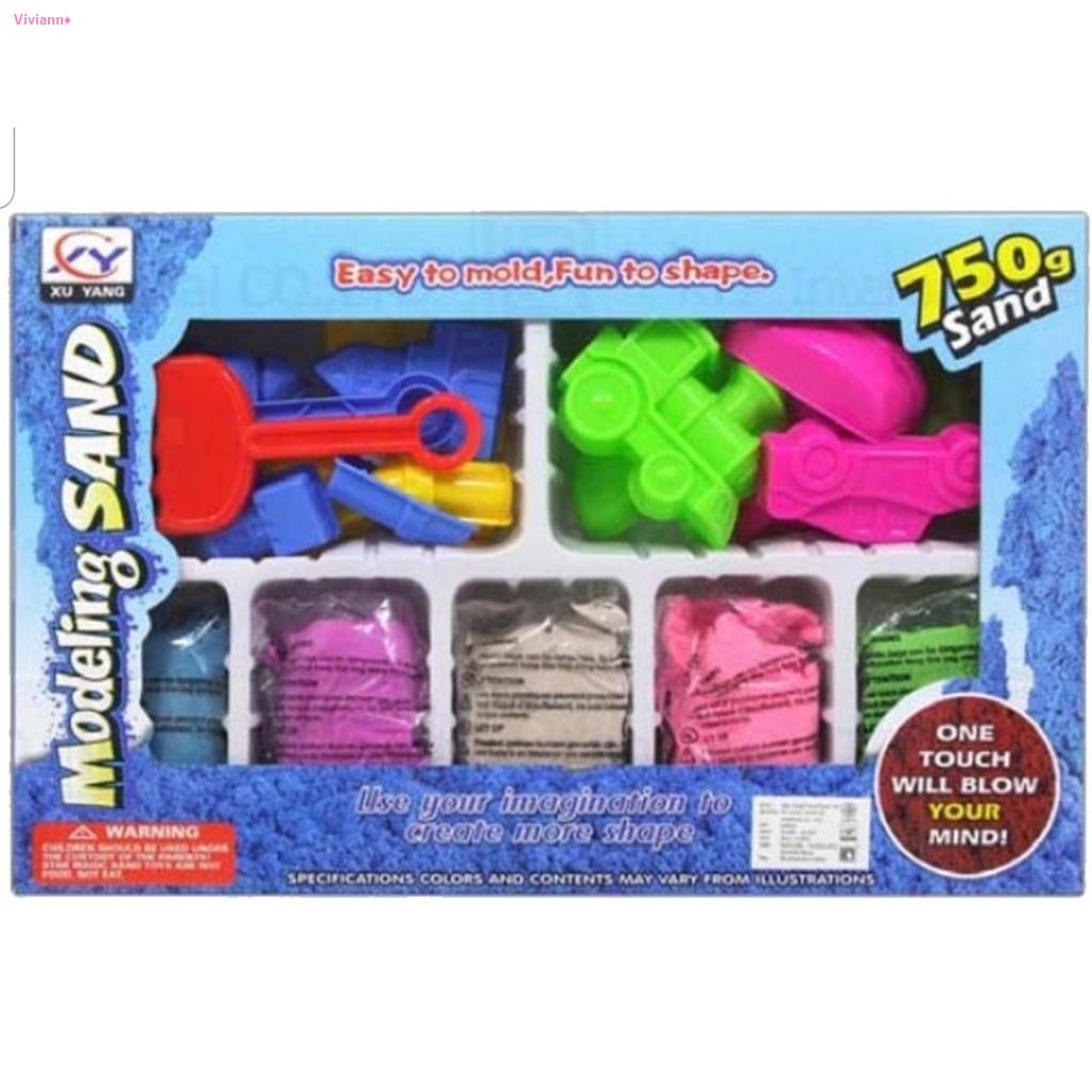 จัดส่งตรงจุดทราย ทรายวิทยาศาสตร์ ทรายแม่เหล็ก Fun the Sands บรรจุในกล่องพร้อมอุปกรณ์ 450g./750g ...