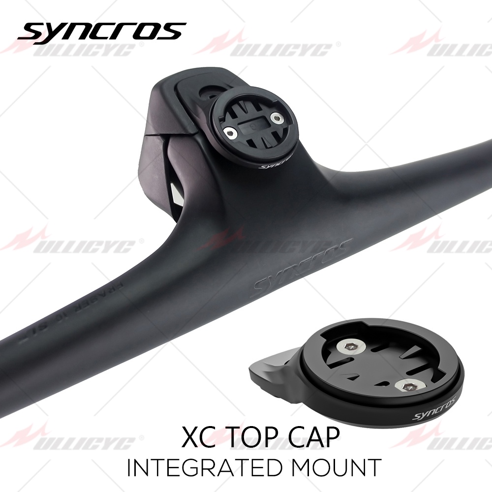 Syncros Alloy XC Top CAP Computer Mount Top Cover ฝาครอบตัววัดความเร็ว GPS โลหะผสม สําหรับแฮนด์ ...