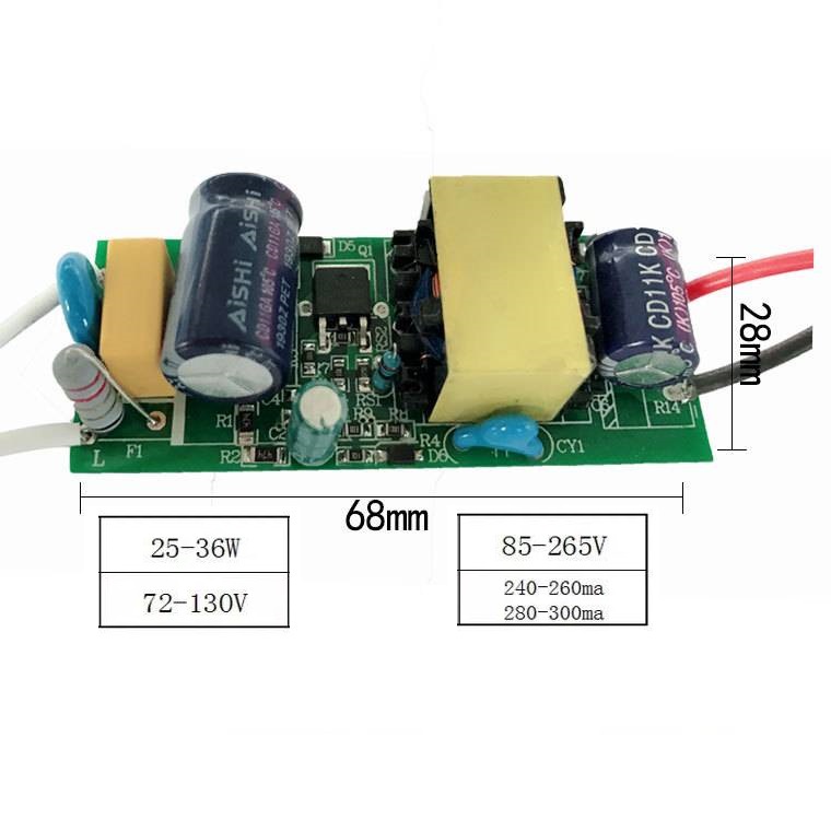 ไดร์เวอร์ LED Driver AC220V TO DC6V - 65V สำหรับหลอด LED 1W | Shopee Thailand