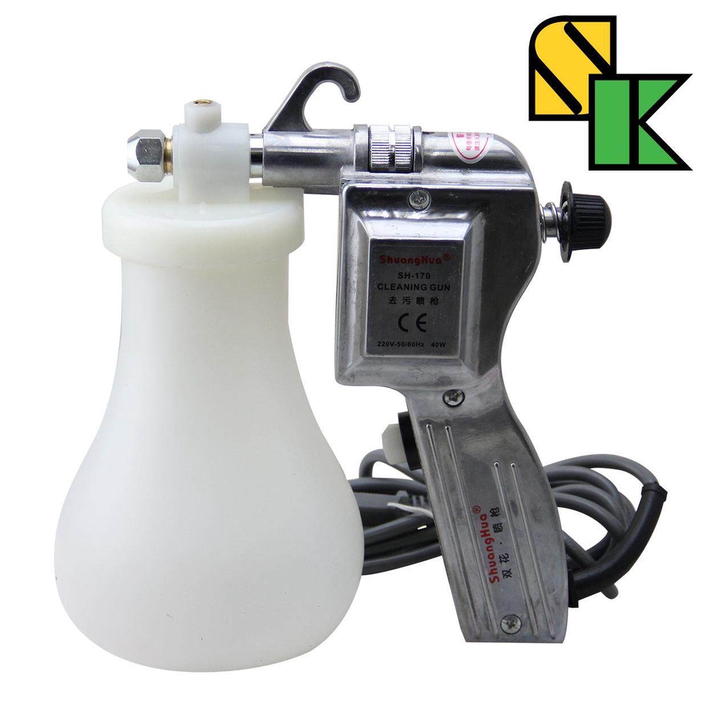 เครืองฉีดผ้า ลบรอยเปื้อน ลบสีสกรีนผ้า Stain Cleaning Gun Machine (แถม ...