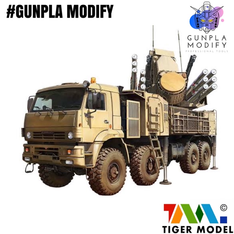 TIGER MODEL 1/35 โมเดลประกอบ รถบรรทุก Russian Pantsir-S2 Missile System ...