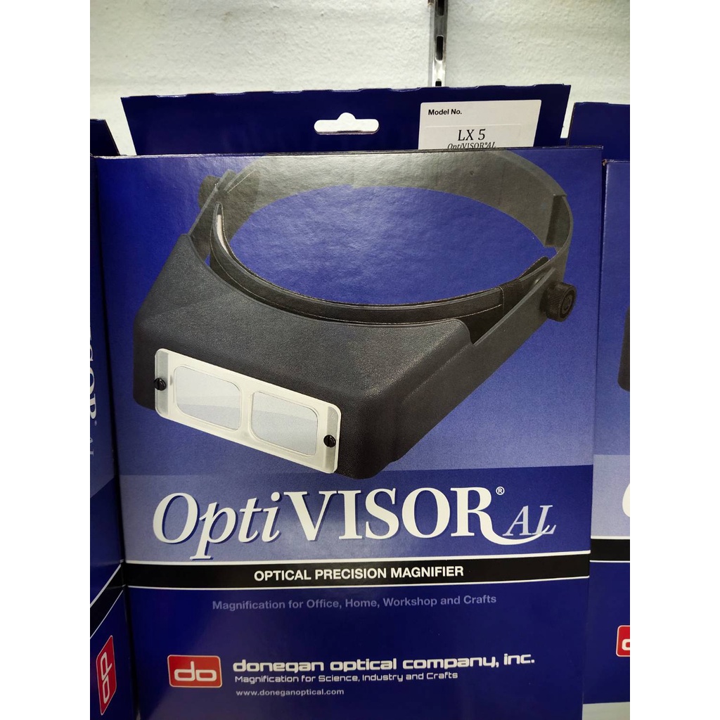 แว่นขยายสวมหัว Opti VISOR AL แว่นขยาย แว่นขยายแกะสลัก รุ่น XL3,4,5,7 ...
